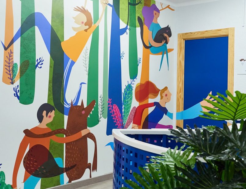 Mural Interiorismo - Cartel Arte